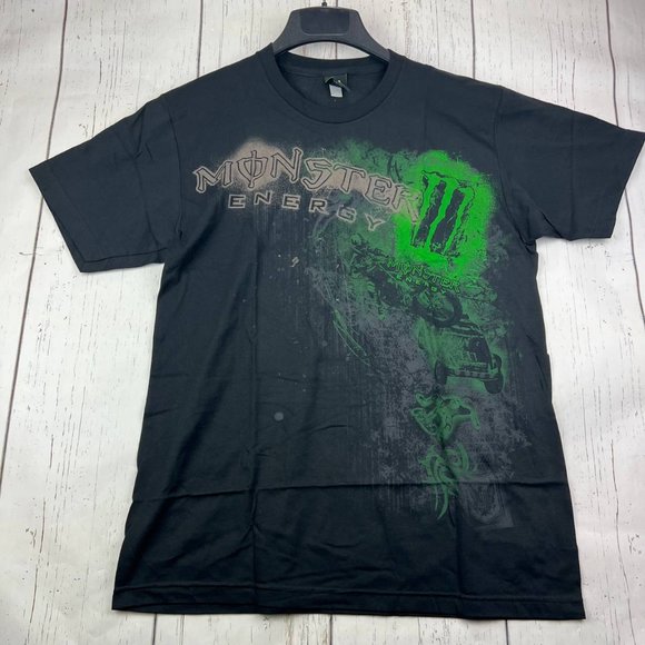 Monster Energy | Shirts | Vintage Monster Energy Printed Large Tshirt ...